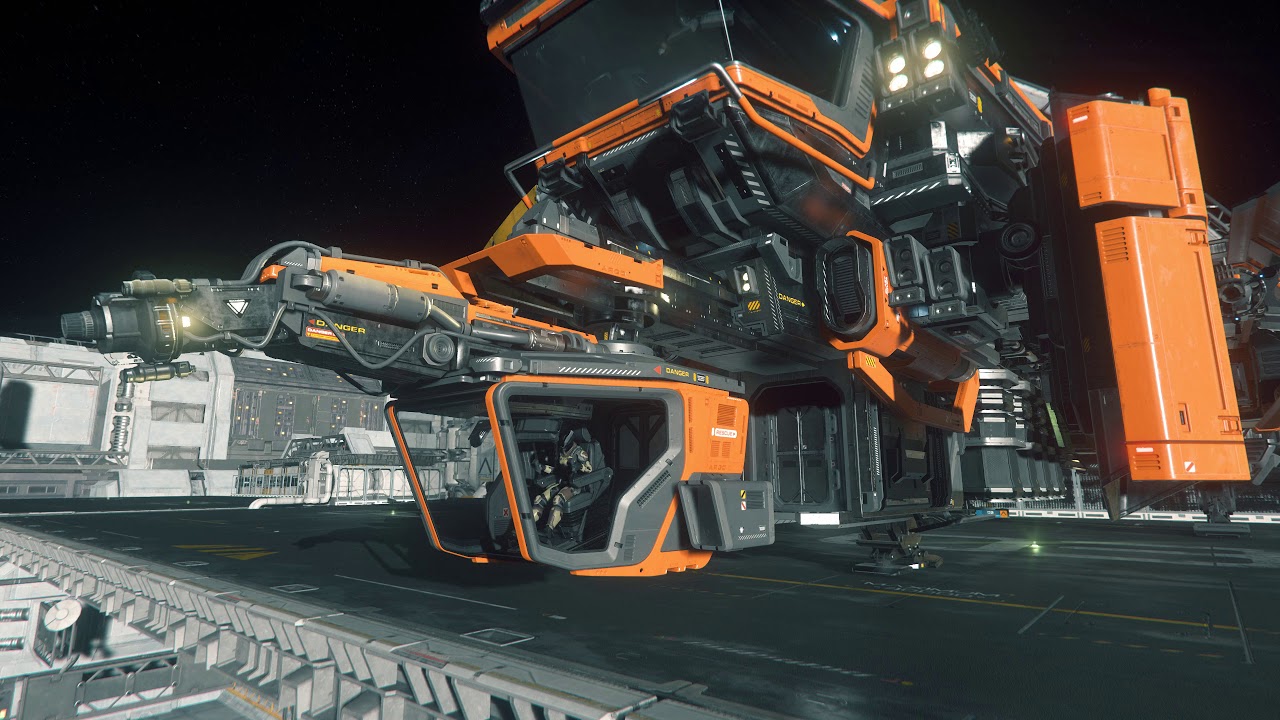 Mole front mining cab while landed - YouTube