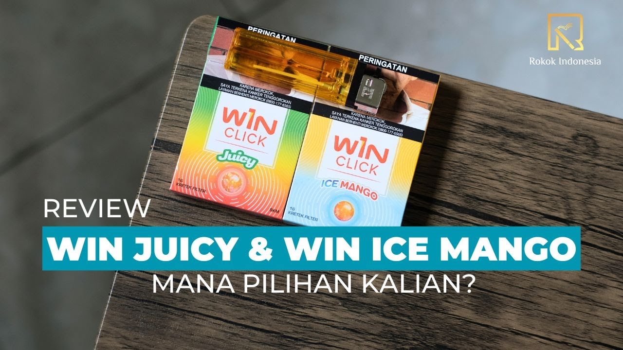Review Win Juicy & Ice Mango | Rokok Indonesia - YouTube