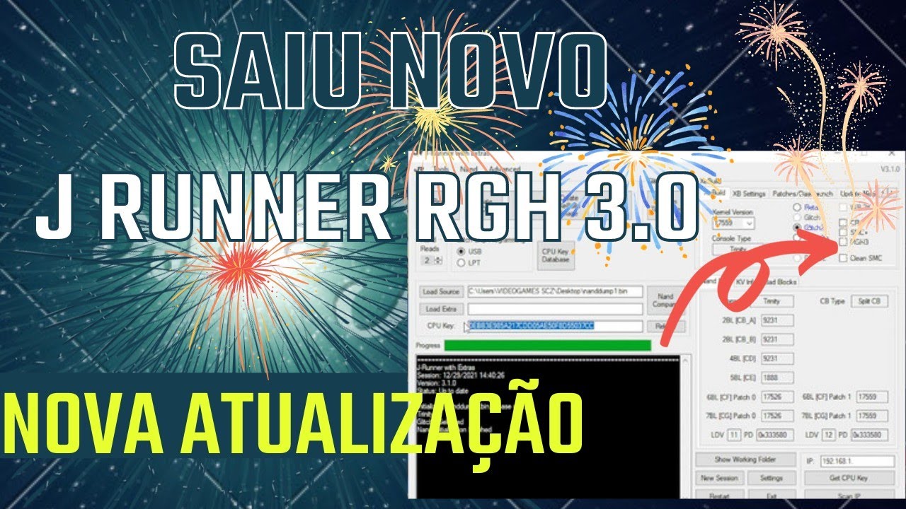 Saiu Novo J RUNNER para RGH 3.0 - YouTube