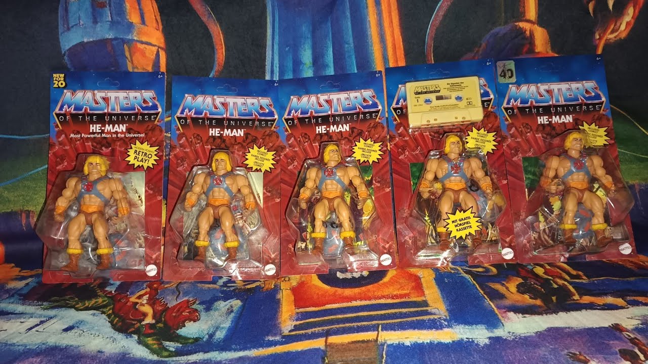 MASTERS OF THE UNIVERSE ORIGINS : HE-MAN VARIANTS (2020 - 2021 - 2022 ...