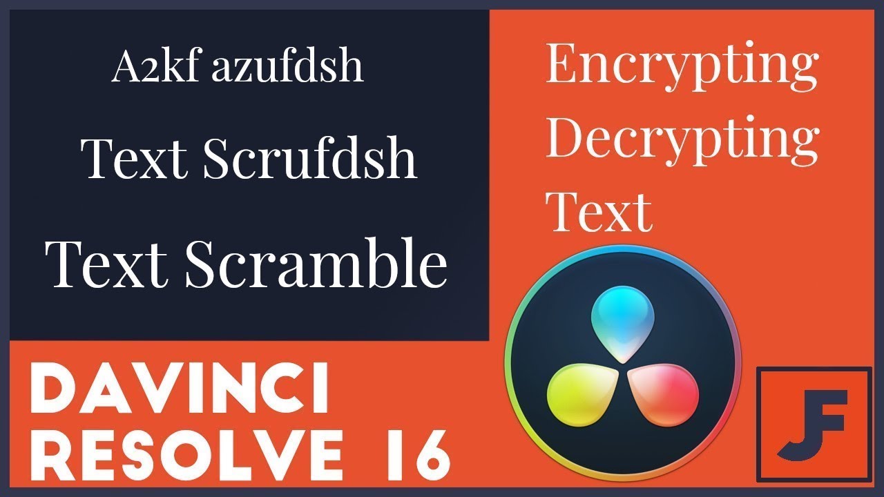 Text Scramble Fix - Encrypting Counter - Text Davinci Resolve Scrambled ...