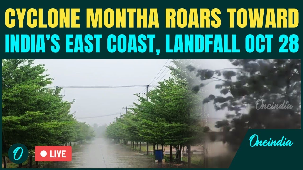 Cyclone Montha LIVE | Red Alert Issued In Andhra, Odisha, Tamil Nadu ...