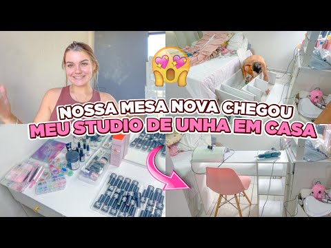 MAIS UMA GRANDE CONQUISTA 💖😭 COMEÇANDO MEU STUDIO DO ZERO - RECEBIDOS DA SHEIN | Lar da Ana