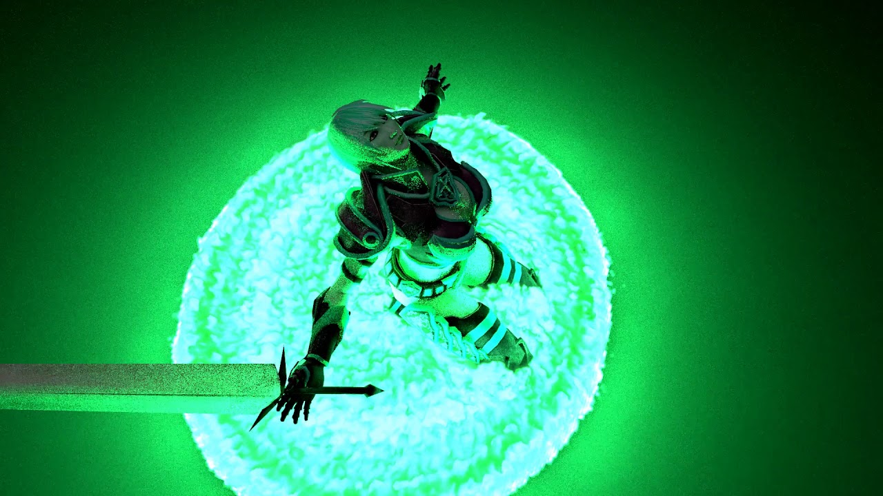 Green Fire Tornado Particel PhonixFD Vray 3Dsmax - YouTube