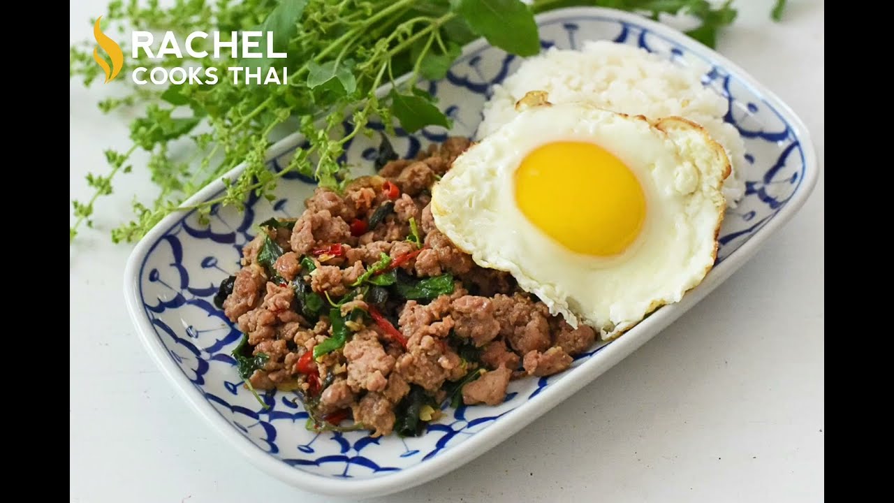 Holy Basil Stir Fry with Pork | Pad Kaprow Moo - YouTube