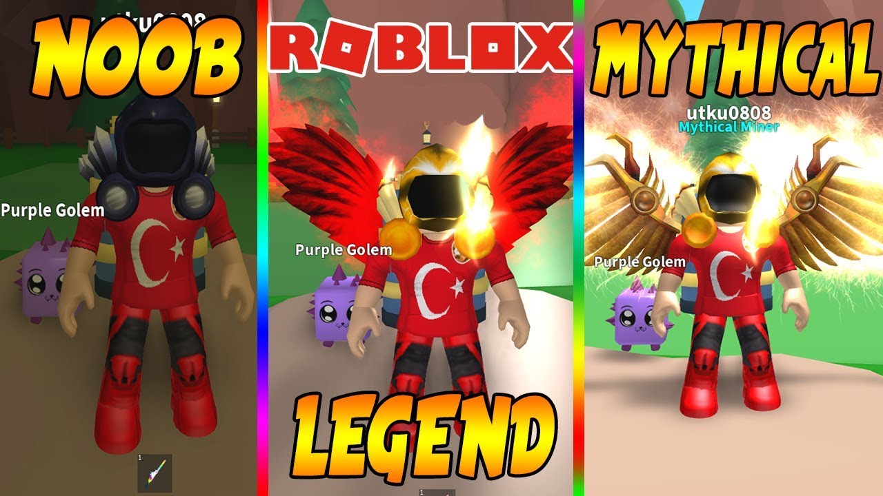 MADENİN DİBİNE VURMAK / Roblox Mining Simulator / Roblox Simülasyon ...