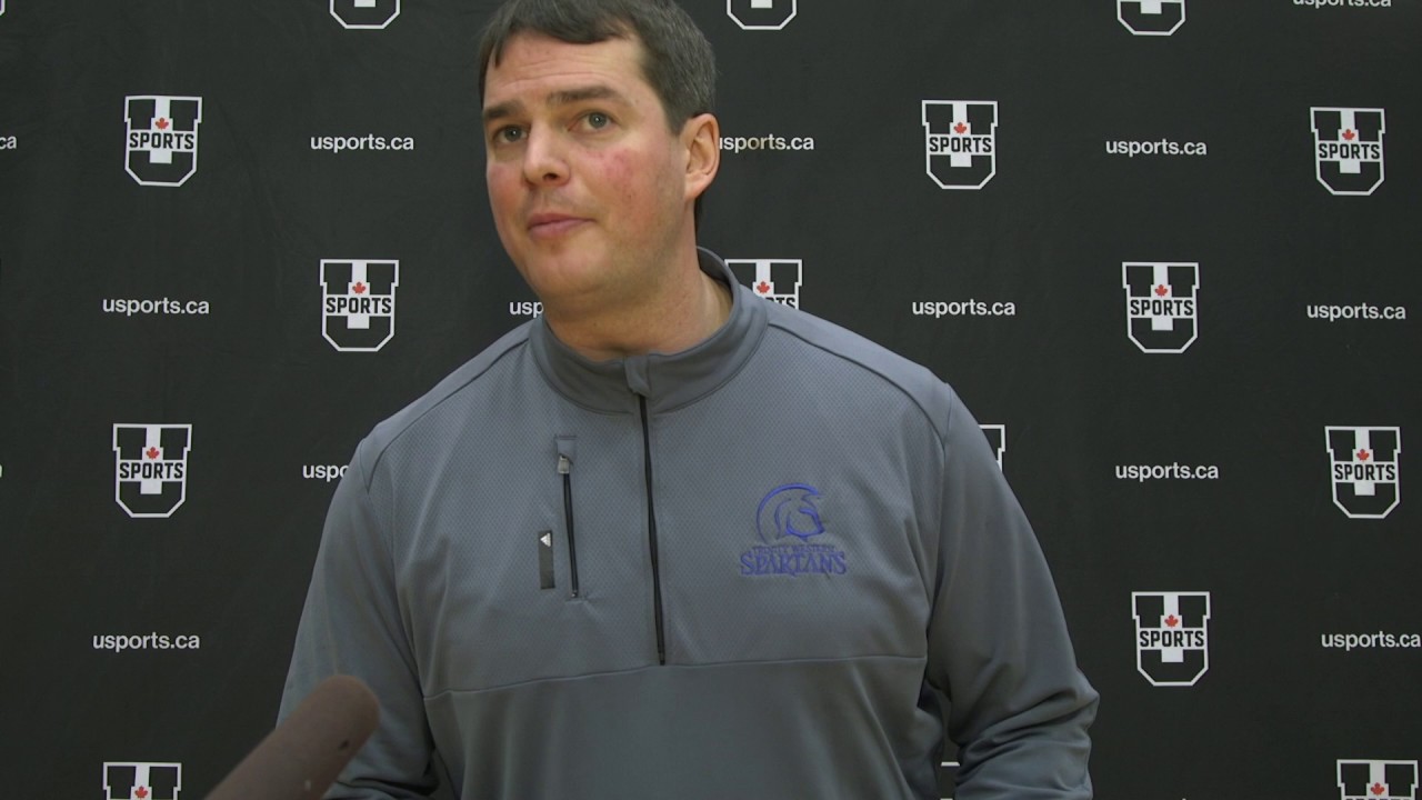 MVB QF 1 Post-Game: Ben Josephson (Trinity Western Spartans) - YouTube