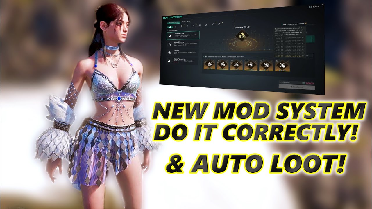 NEW MOD CONVERSION SYSTEM, And AUTO LOOT! How To Do It Correctly In 1 Minute, Once Human - YouTube