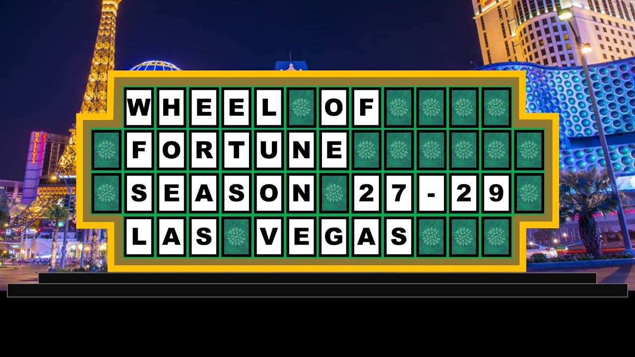 [Full PowerPoint File + Announcement] Wheel Of Fortune (Season 27 - 29 ...
