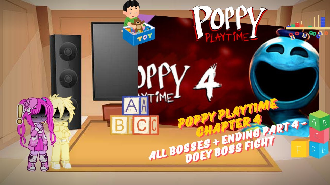 Poppy Playtime React - Poppy Playtime Chapter 4 - All Bosses + Ending ...
