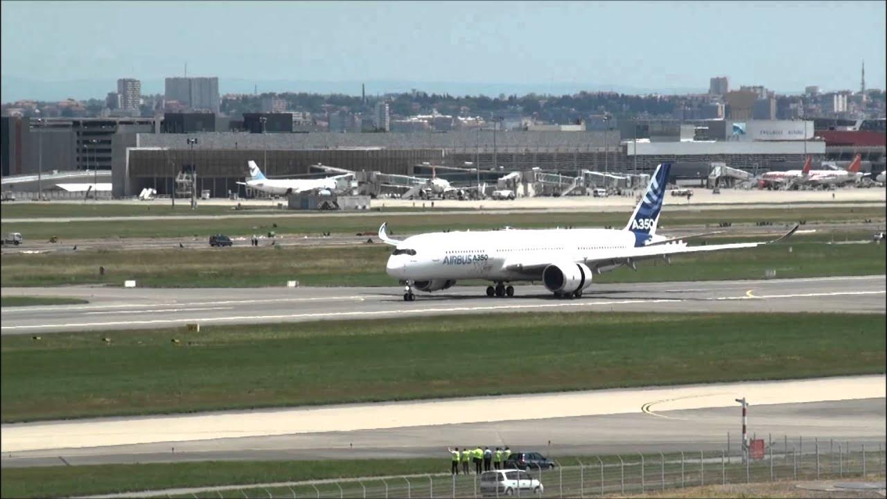Airbus A350 first flight - YouTube
