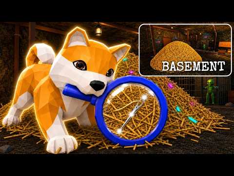 Starting with OP PET in BASEMENT MAP in ROBLOX SEARCH FOR THE NEEDLE!