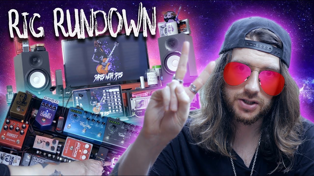 My Home Studio & Guitar Rig Rundown - 2019 - YouTube