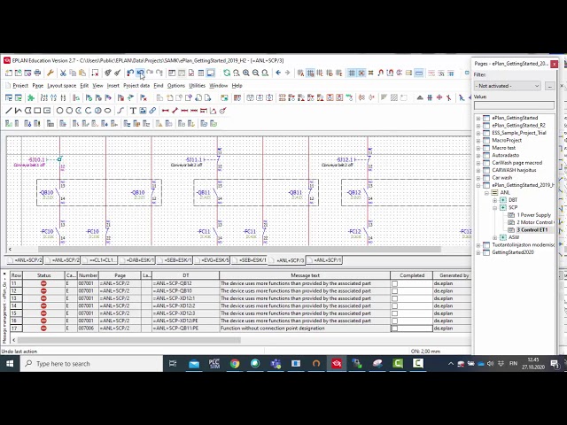 007001 Eplan Eplan Beschreibung – Workflow Sammelschienen 1/9 Eplan