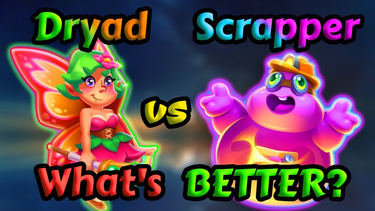 Dryad vs Scrapper Which Support is Better? Rush Royale - YouTube