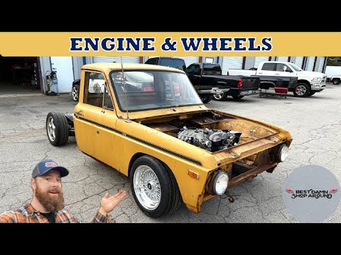Ford Courier/Miata Chassis Swap Build | Custom Transmission Mount ...