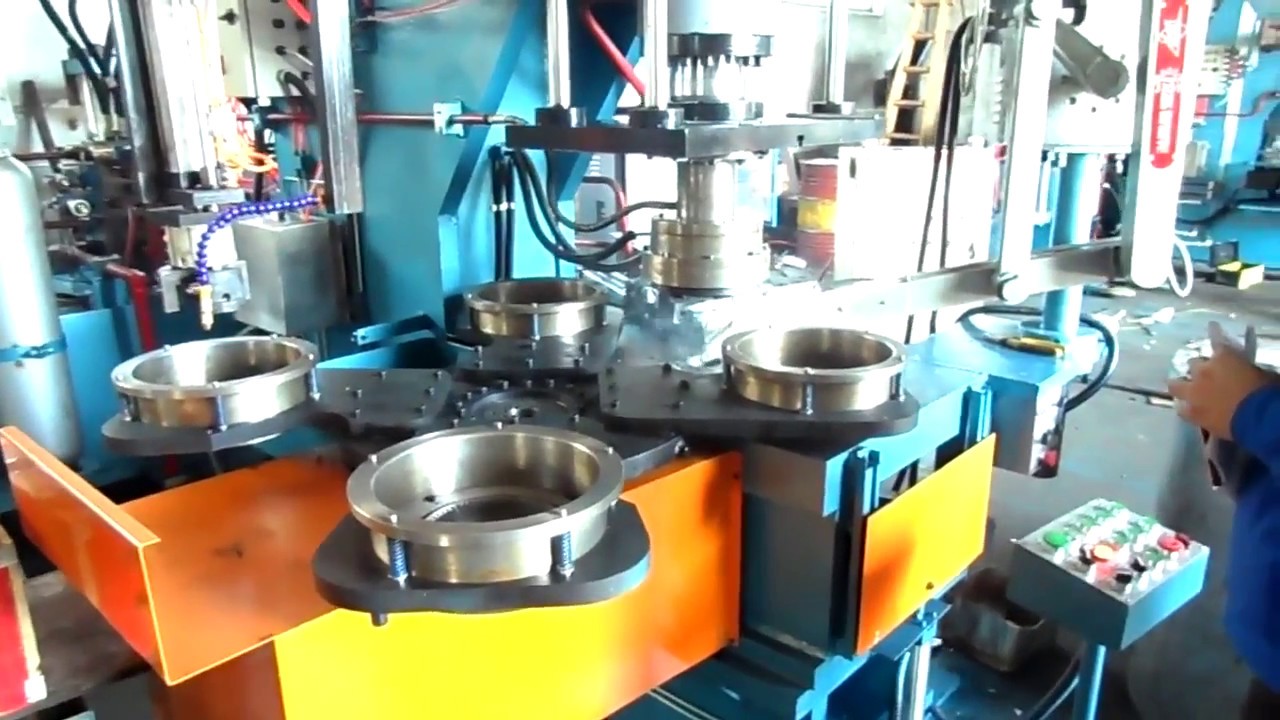 Armature automatic die casting machine - YouTube