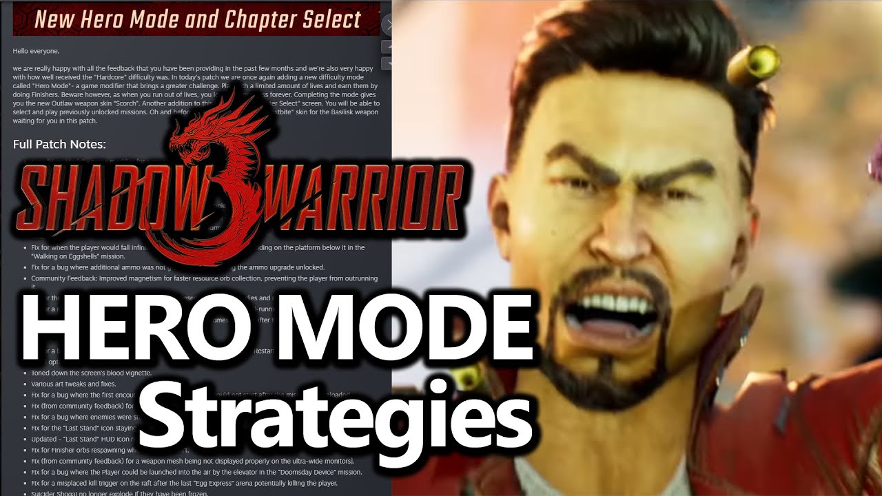 Shadow Warrior 3: Strategies for HERO MODE - YouTube