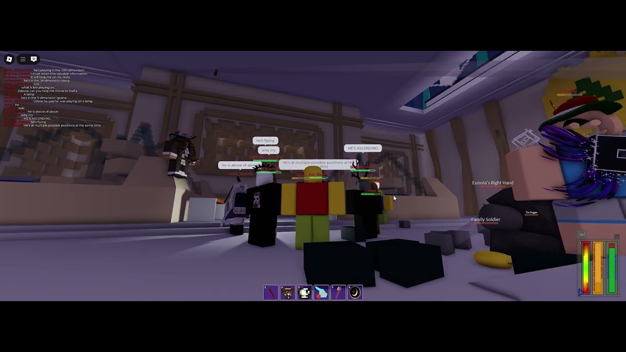 insanely laggy player in dream game - YouTube