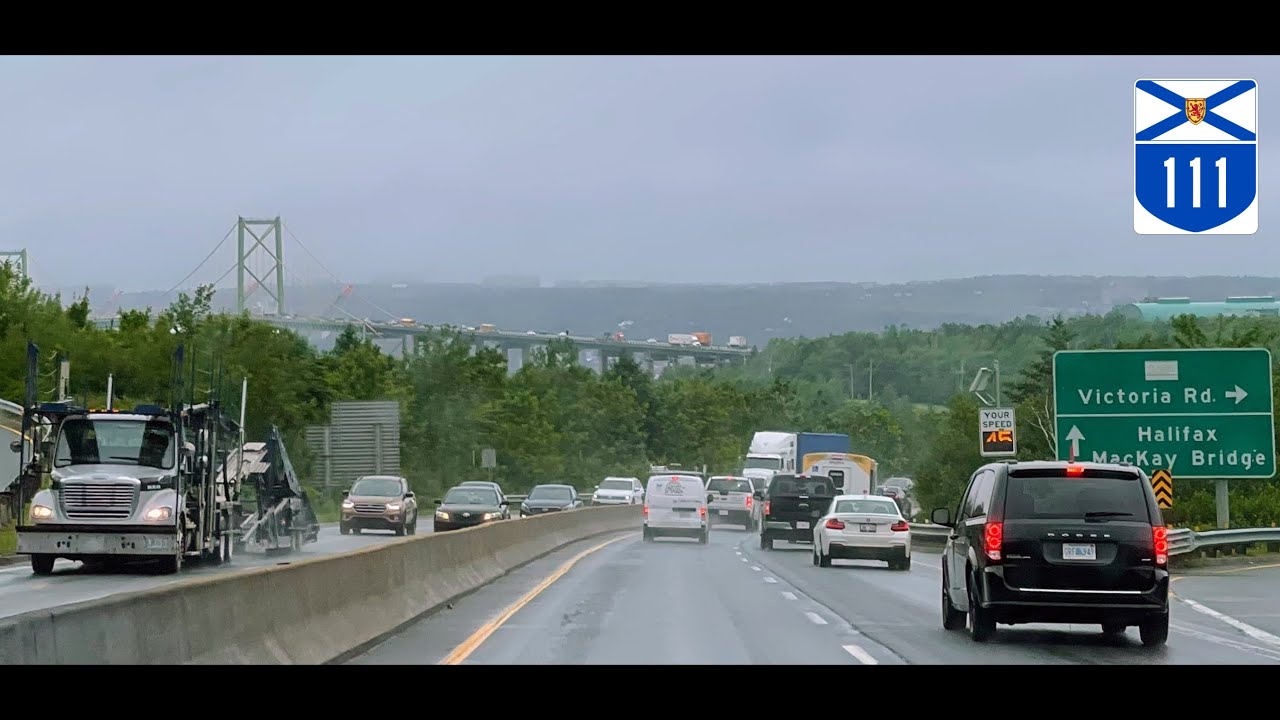 Nova Scotia Highway 111 - Halifax - MacKay Bridge & Dartmouth - 2024/68 ...