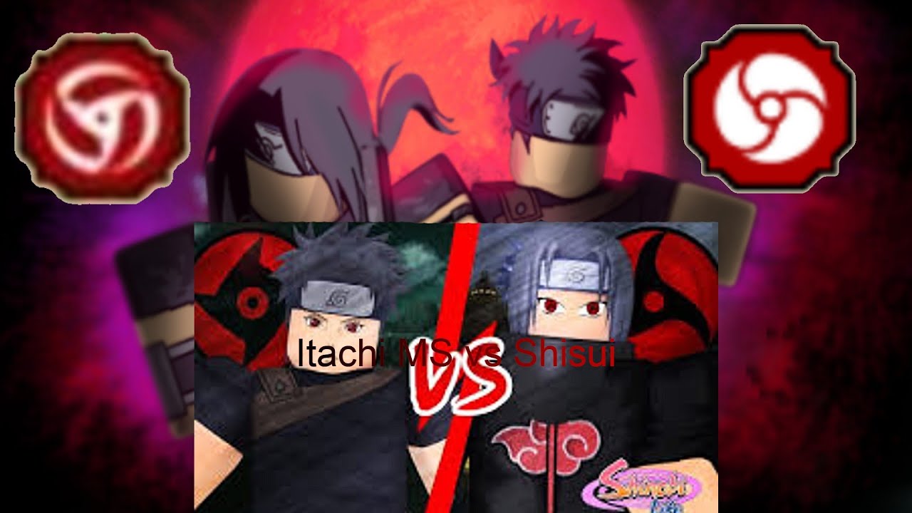 ¿Hoy se come? Itachi MS vs Shisui MS Shindo life de roblox - YouTube