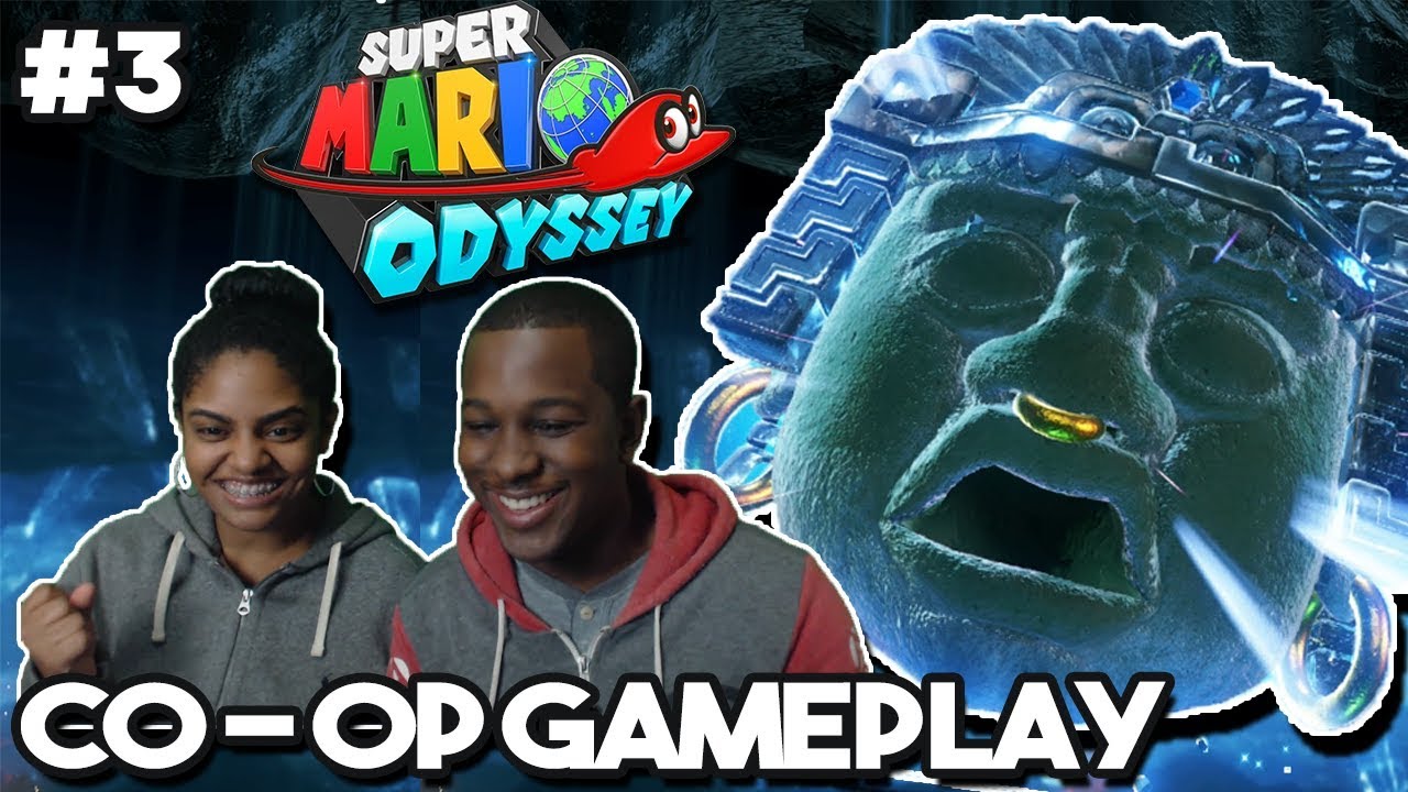 Knucklotec KO and Making It To Lake Kingdom | Super Mario Odyssey Co-op ...