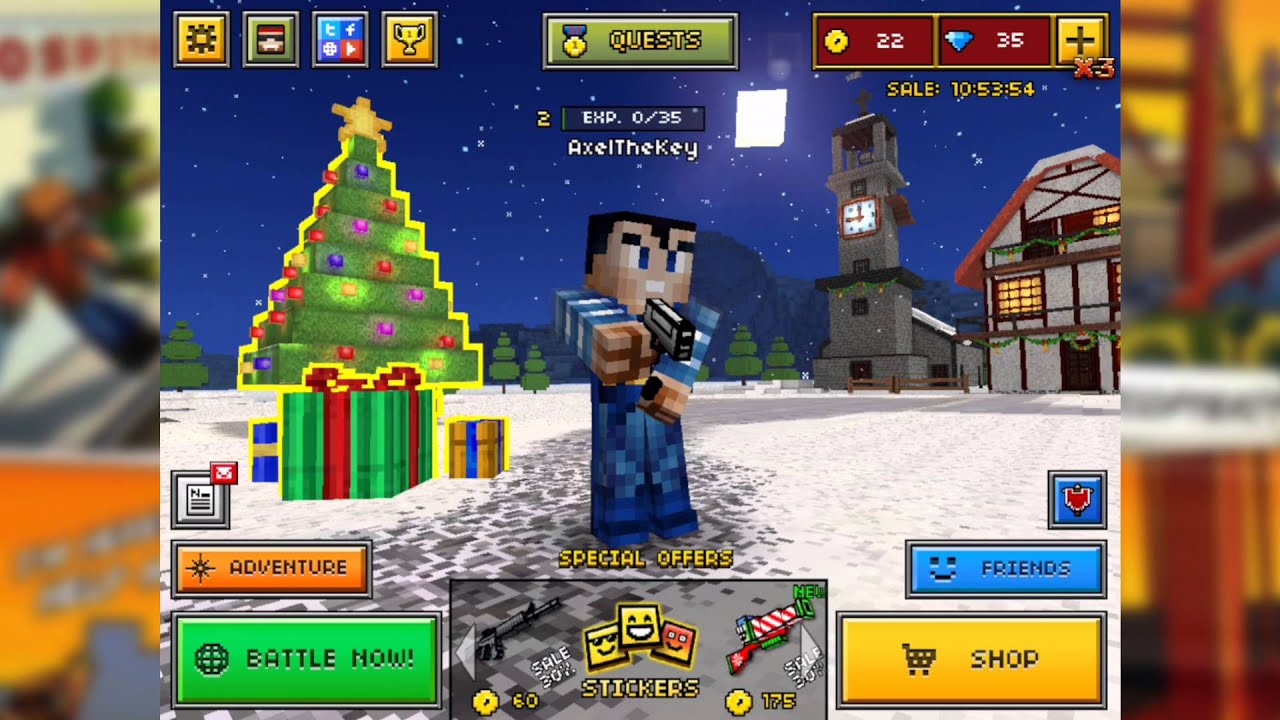 PIXEL GUN 3D AREA 52 SCHOOL CAMPAIGN GAMEPLAY - YouTube