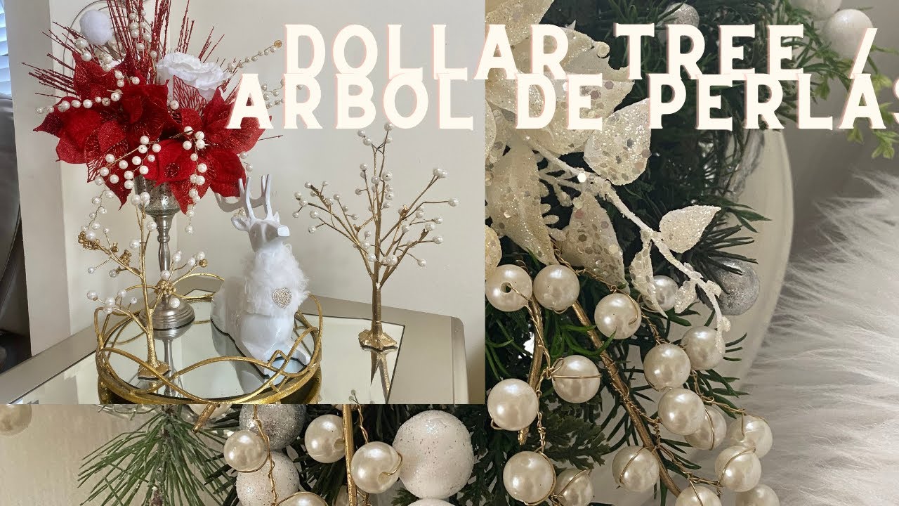 DIY DOLLAR TREE/ARBOL DE PERLAS - YouTube