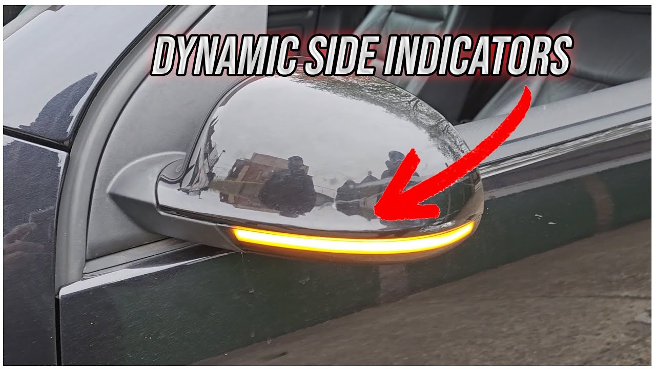 HOW TO INSTALL DYNAMIC SIDE INDICATORS VW GOLF MK5 - YouTube