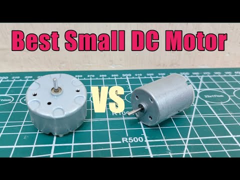 Best 5volt Small DC Motor, RS500 TB vs Cylindrical Motor Comparison