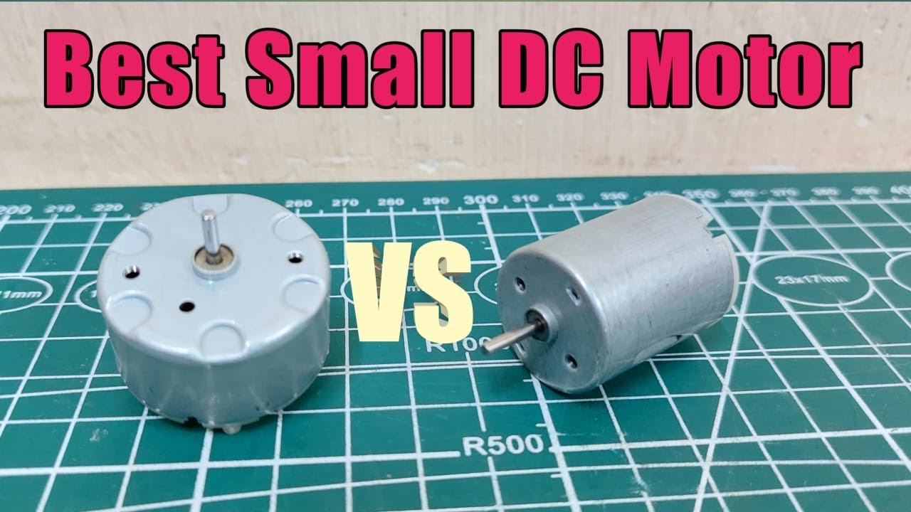 Best 5volt Small DC Motor, RS500 TB vs Cylindrical Motor Comparison ...