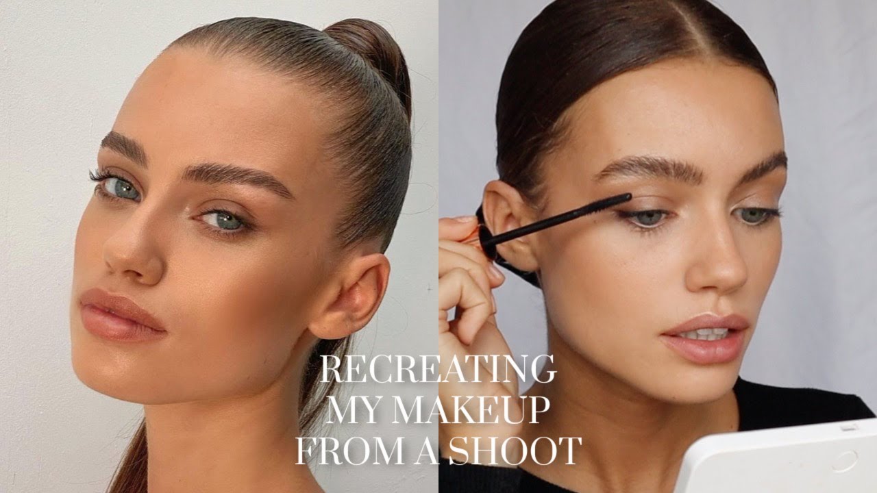 RECREATING MY MAKEUP FROM A SHOOT - YouTube