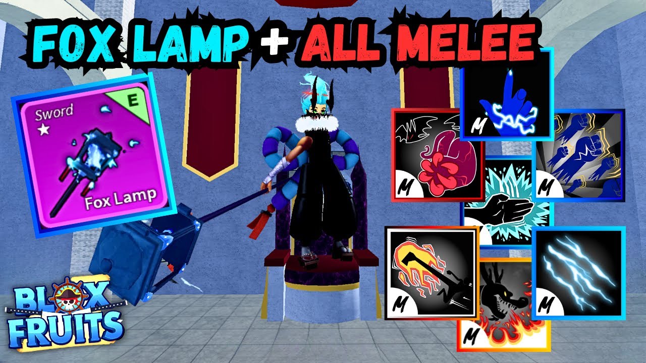 〖FOX LAMP One Shot Combos With All Fighting Style 〗Blox Fruits - YouTube