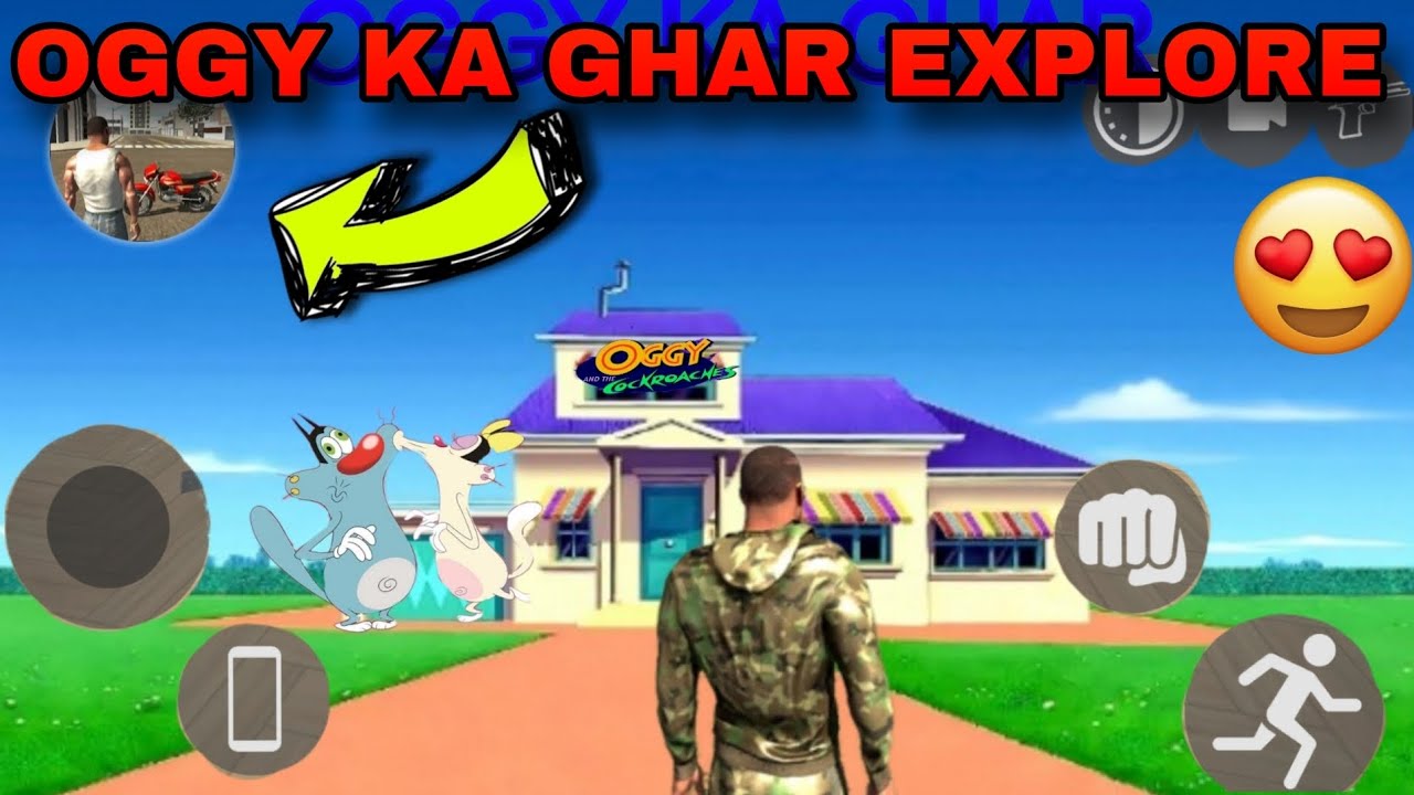OGGY KA GHAR EXPLORE INDIAN BIKE DRIVING 3D ME NEW UPDATE AAGYA #video #viralvideo - YouTube