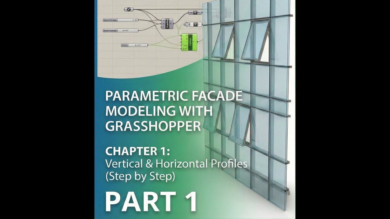 Parametric Facade Modeling in Grasshopper | Part 1: Vertical ...