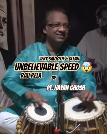 Rau Rela 💙 - Best Tabla Performance by Pt. Nayan Ghosh #tabla # ...