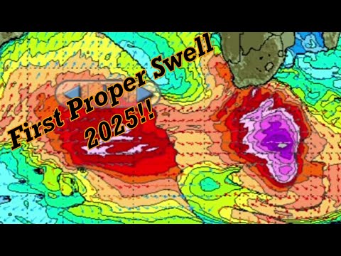 J Bay Awakes!! First Proper Swell 2025 - YouTube