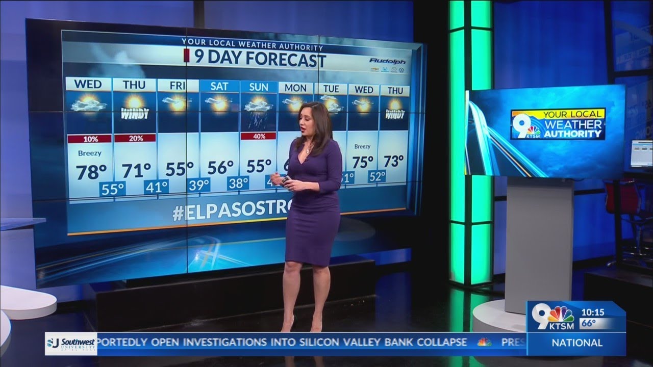 Exclusive 9 day forecast: Possible rain chances Wednesday - YouTube