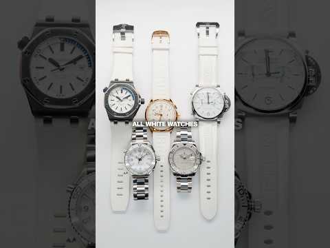 Monochrome Magic: 5 Watches that are pure, icy white ⚪️ | SwissWatchExpo