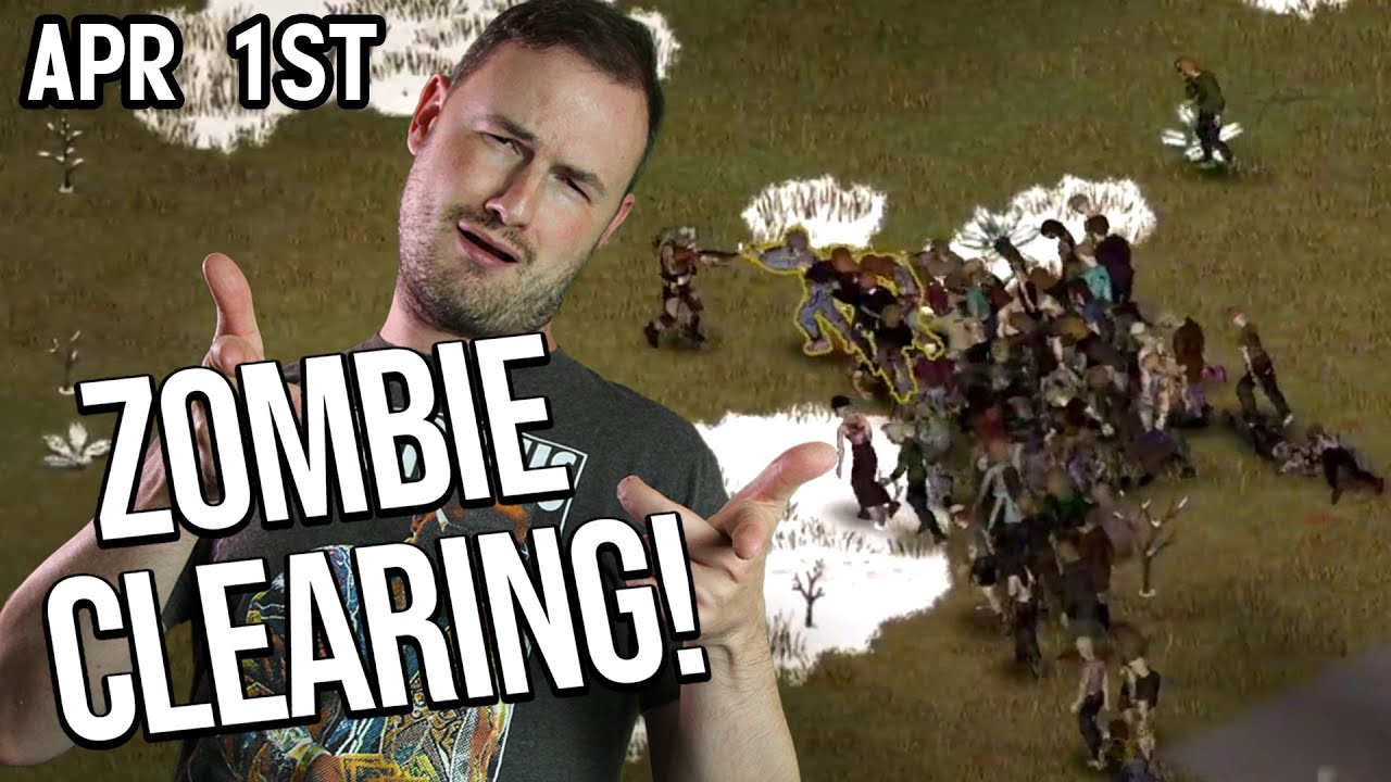 Clearing Zombies at the Prison & Gas Station! - Project Zomboid - YouTube