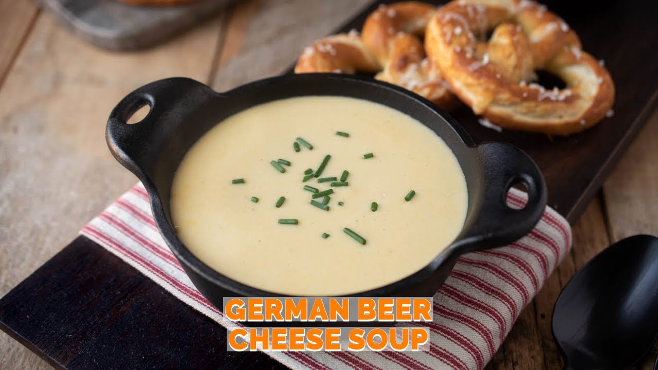 Creamy German Beer Cheese Soup - YouTube