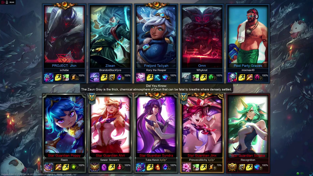 League of Legends - Star Guardian Team (Syndra/Poppy/Ahri/Soraka/Jinx ...