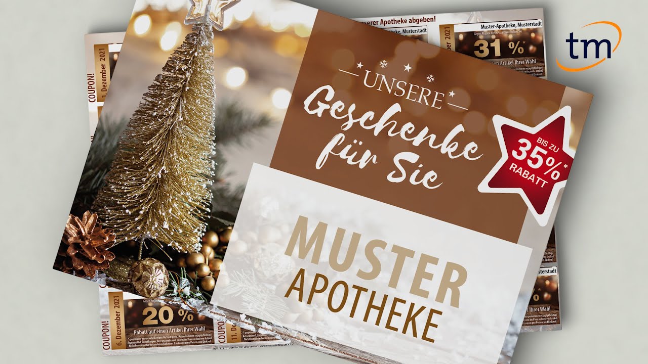 Weihnachtscountdown Kalender 2021 | Die Werbeaktion für Apotheken im ...