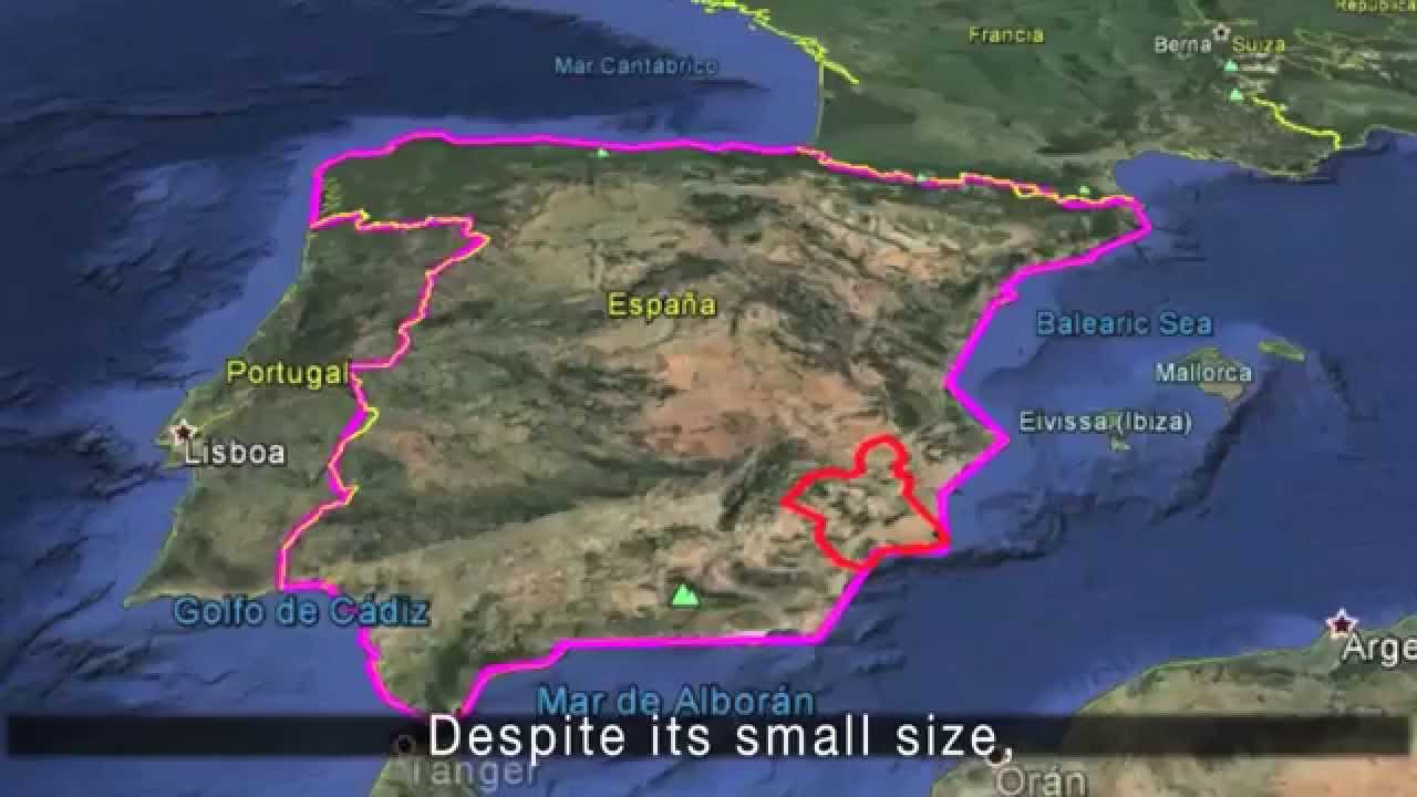 Geography and landscape of Murcia - YouTube