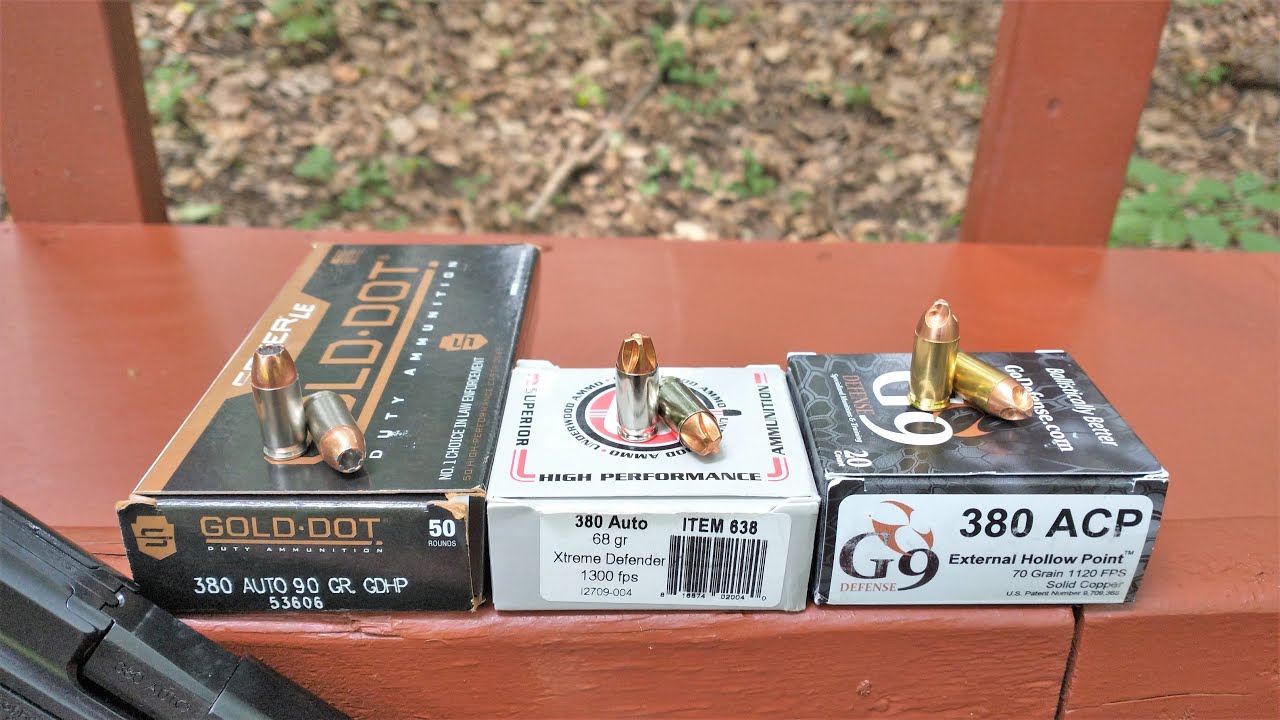 Copper Fluted Bullet Showdown in .380 ACP! Underwood Xtreme Defender VS ...