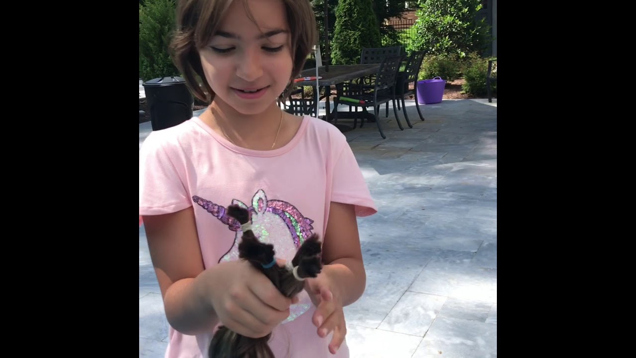 Donating My Hair to Kids in Need With Cancer - YouTube