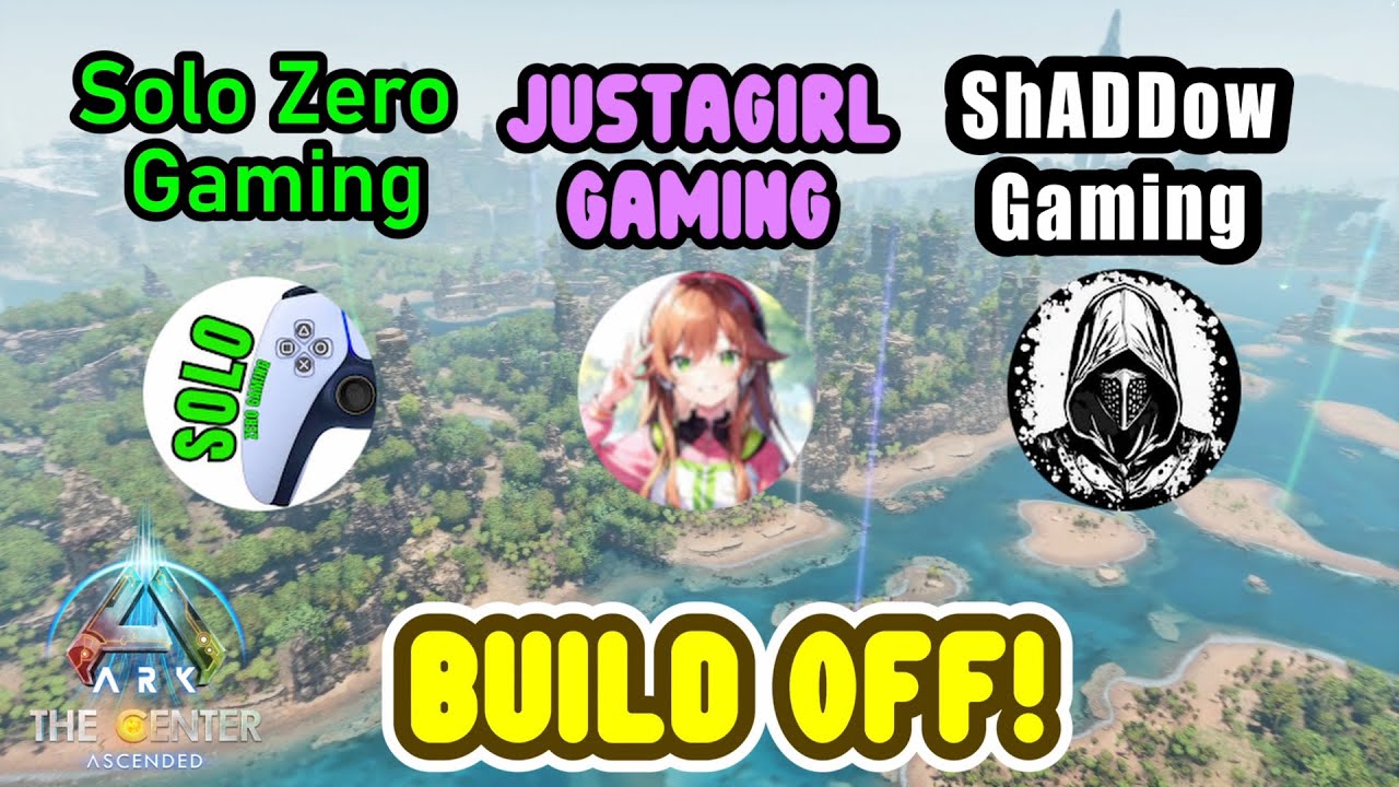 3 Ark Youtubers Do A Build Challenge! - YouTube