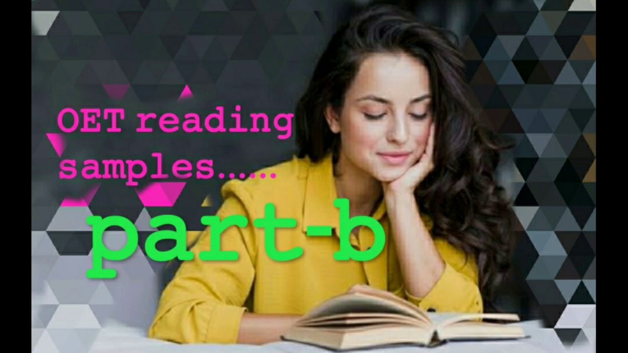 OET READING SAMPLE TEST-9 - YouTube