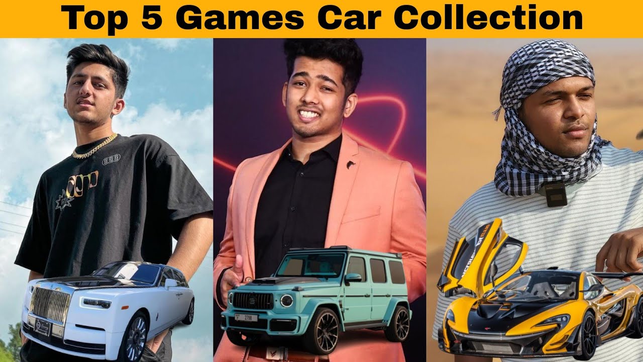 Top 5 Gamer Car Collection| AS Gaming, Lokesh Gamer, Scout, Dynamo ...