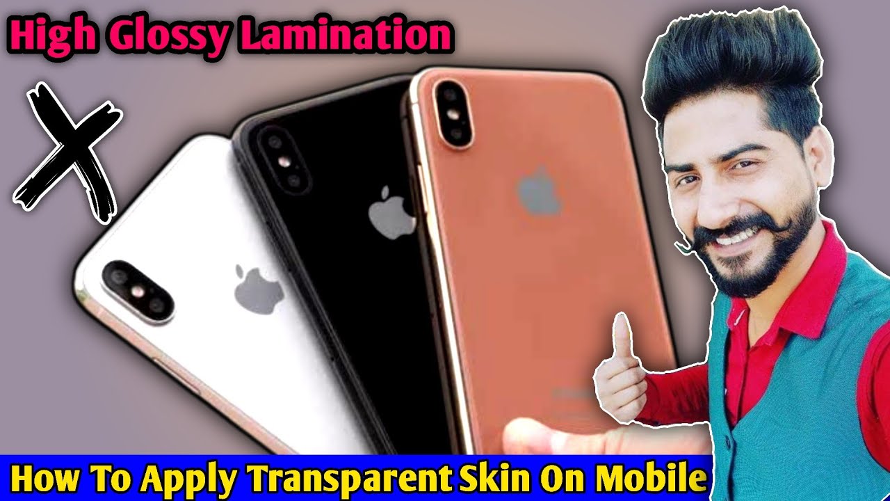 How To Apply Transparent Skin On Mobile || How To Apply Skin On iphone ...